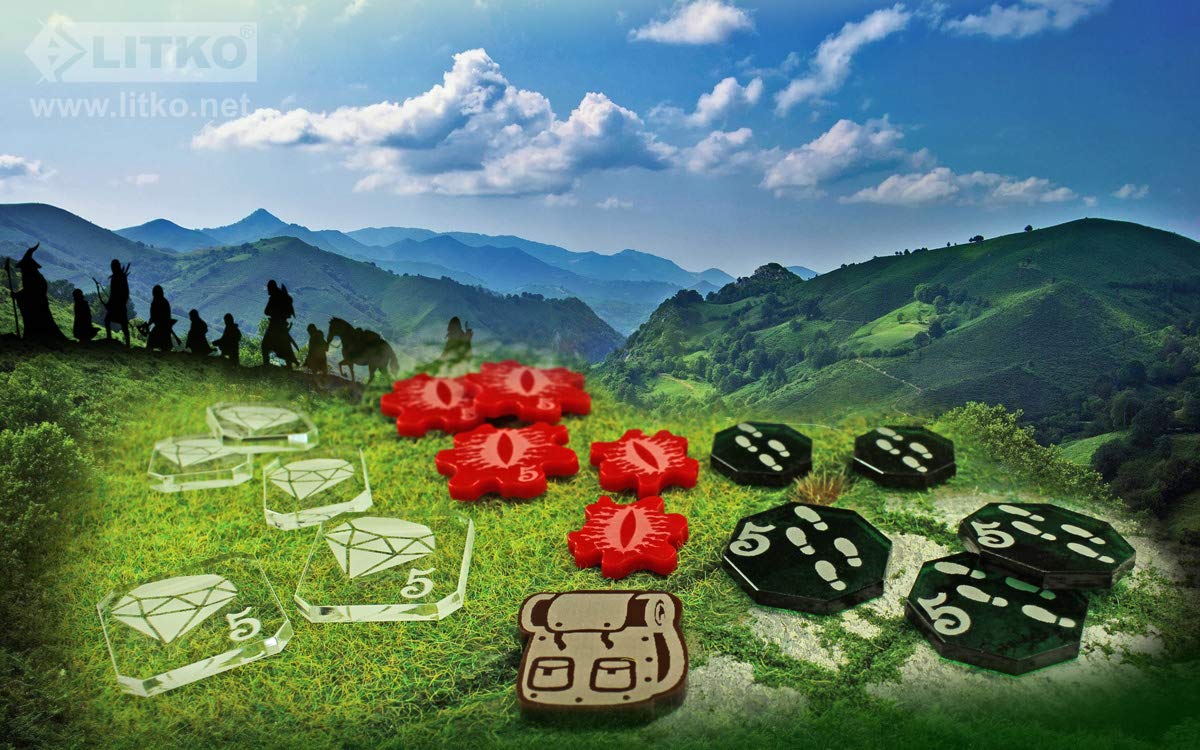 LITKO Token Upgrade Set Compatible with The Lord of The Rings: The Card Game, Multi-Color (73)