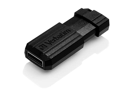 Verbatim 16 GB Pinstripe USB Flash Drive, Black 49063