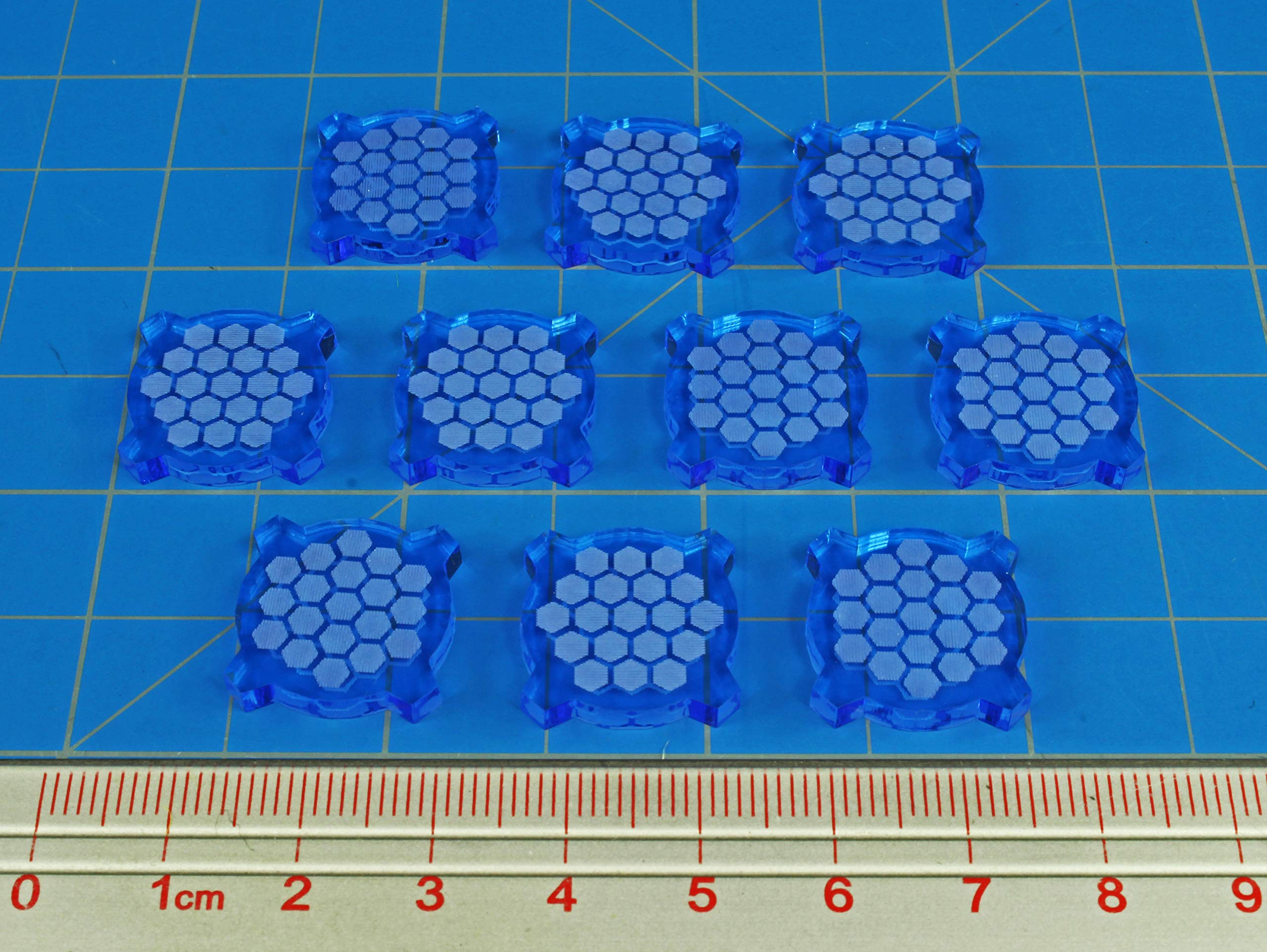 LITKO Space Fighter 2nd Edition Tokens | Compatible with Star Wars: X-Wing Miniatures Game | Pack of 10 (Double-Sided Shield Tokens)