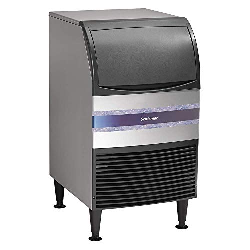 Scotsman CU0920MA-1 Air-Cooled Cube Undercounter Ice Maker Machine with 57 lb. Storage Capacity, 100 lbs/Day, 115v, NSF