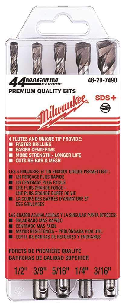 Milwaukee 48-20-7490 SDS+ Bit Assortment