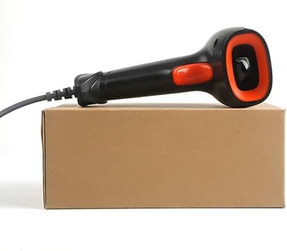 Handheld USB Barcode Scanner Wired Automatic 1D Bar Code Reader for Supermarket, Convenience Store, Warehouse