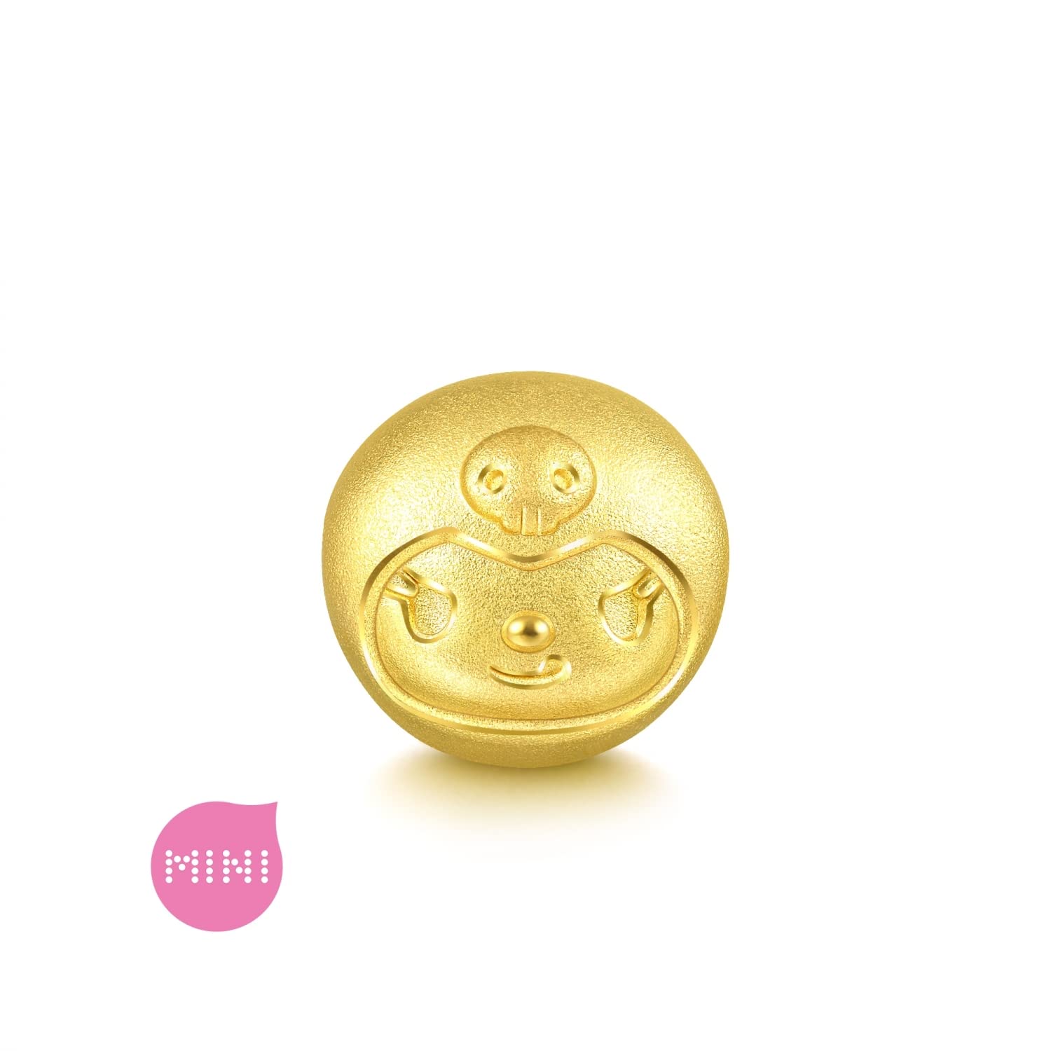 CHOW SANG SANG Sanrio 999 24K Solid Gold Round Kuromi Bead Mini Charm Bracelet for Women 92838C
