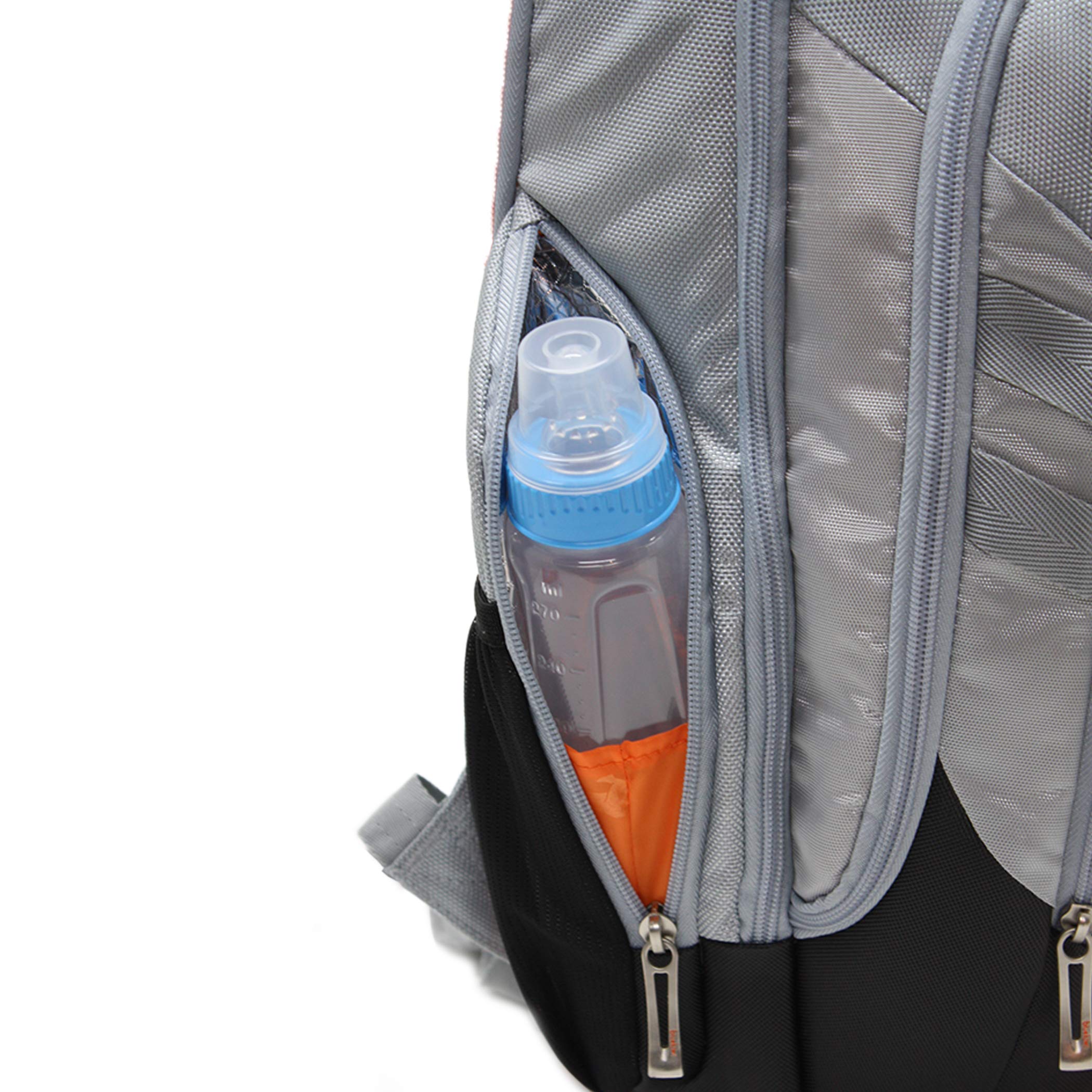 Bluekiwi HAPU Lightweight Portable Diaper Backpack Bag with Innovative Changing Station, Ample Storage, XL Insulated Pocket, and Dedicated iPad | Tablet Pocket
