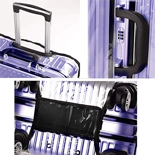 GigabitBest Thicken Luggage Cover Suitcase Cover Protector with Large Velcro (28''(25.19''H x 19.68''L x 11.41''W))