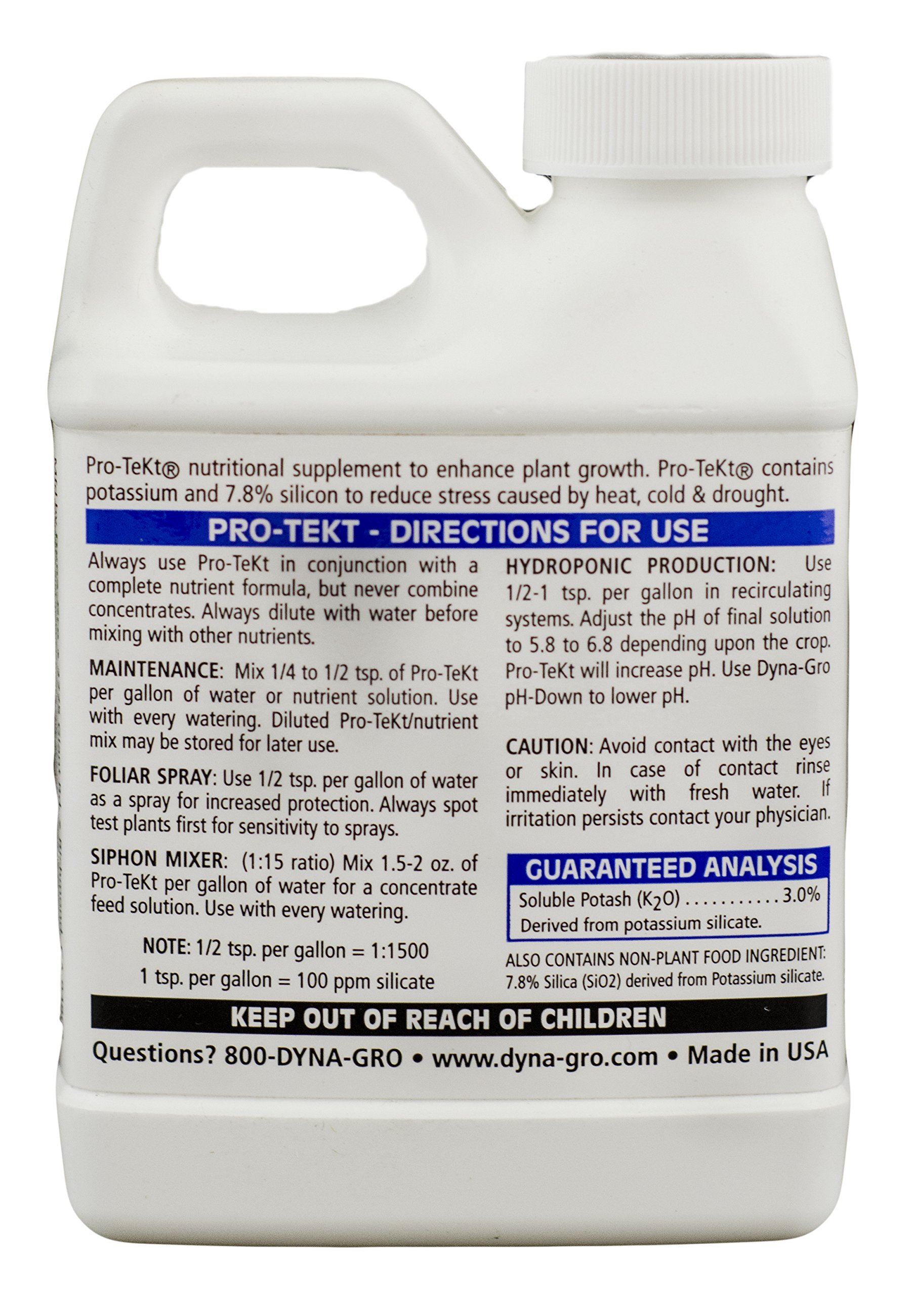 Dyna-Gro® Pro-Tekt® 0-0-3 Silicon Supplement for Plants, 8 oz