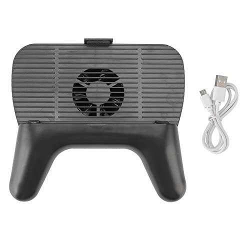 Jeanoko Mobile Game Controller Radiator, Ergonomic Design Hands Free Mobile Game Controller Fast Heat Dissipation Durable ABS Widely Compatible for Home