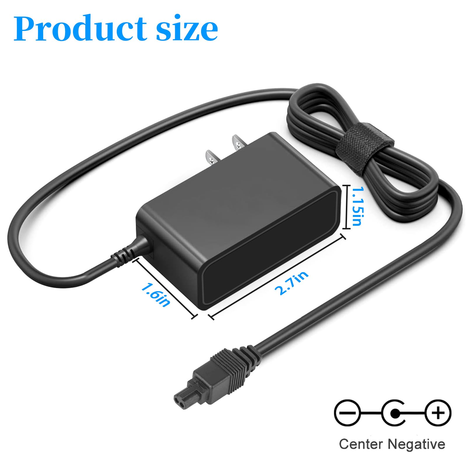 for Shark V2945Z V2950 XA2950 Floor Carpet Sweeper Charger,11V Power Cord Replacement P/N for YLS0041-T110025 Vacuum AC DC Adapter