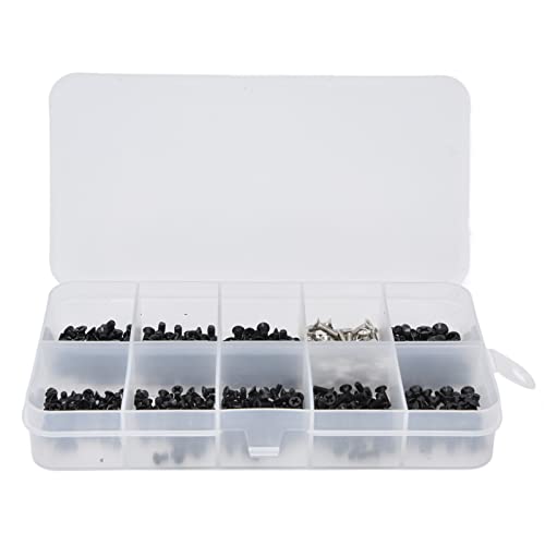 Laptop Screw, Wide Use Various Sizes 500pcs Stainless Steel Portable Screws for Maintenance