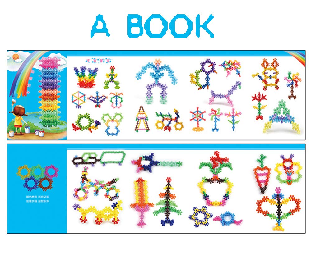 LVEA Building Blocks, STEM Toys Kids Educational Toys Building Discs Sets Interlocking Solid Plastic for Preschool Kids Boys and Girls 480 Pieces