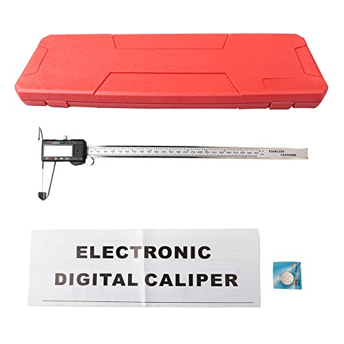 ExGizmo Electronic Digital Caliper 300mm, Stainless Steel 12 Inch Caliper Measuring Tool, Digital Vernier Caliper Gauge Ruler, Easy Switch in SAE (inch) or Metric (mm)