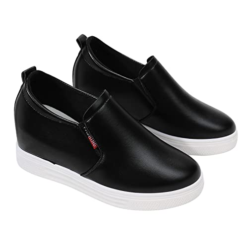 Casual Women's Non Slip Solid Color Slip On Thick Sole Breathable Work Single Shoes Women Sandals Size 10 Black