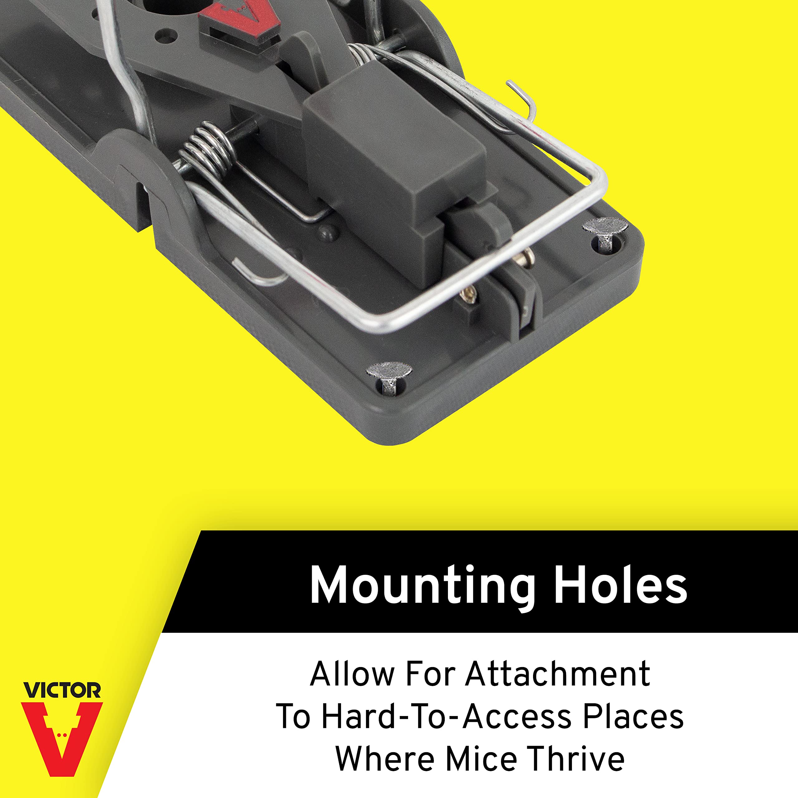 Victor M393 Power-Kill Easy Set Mouse Trap - 3 Reusable Mouse Traps