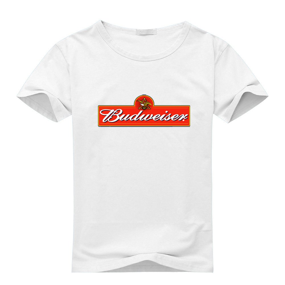 Budweiser Logo for Men's T-Shirt Tee Outlet White
