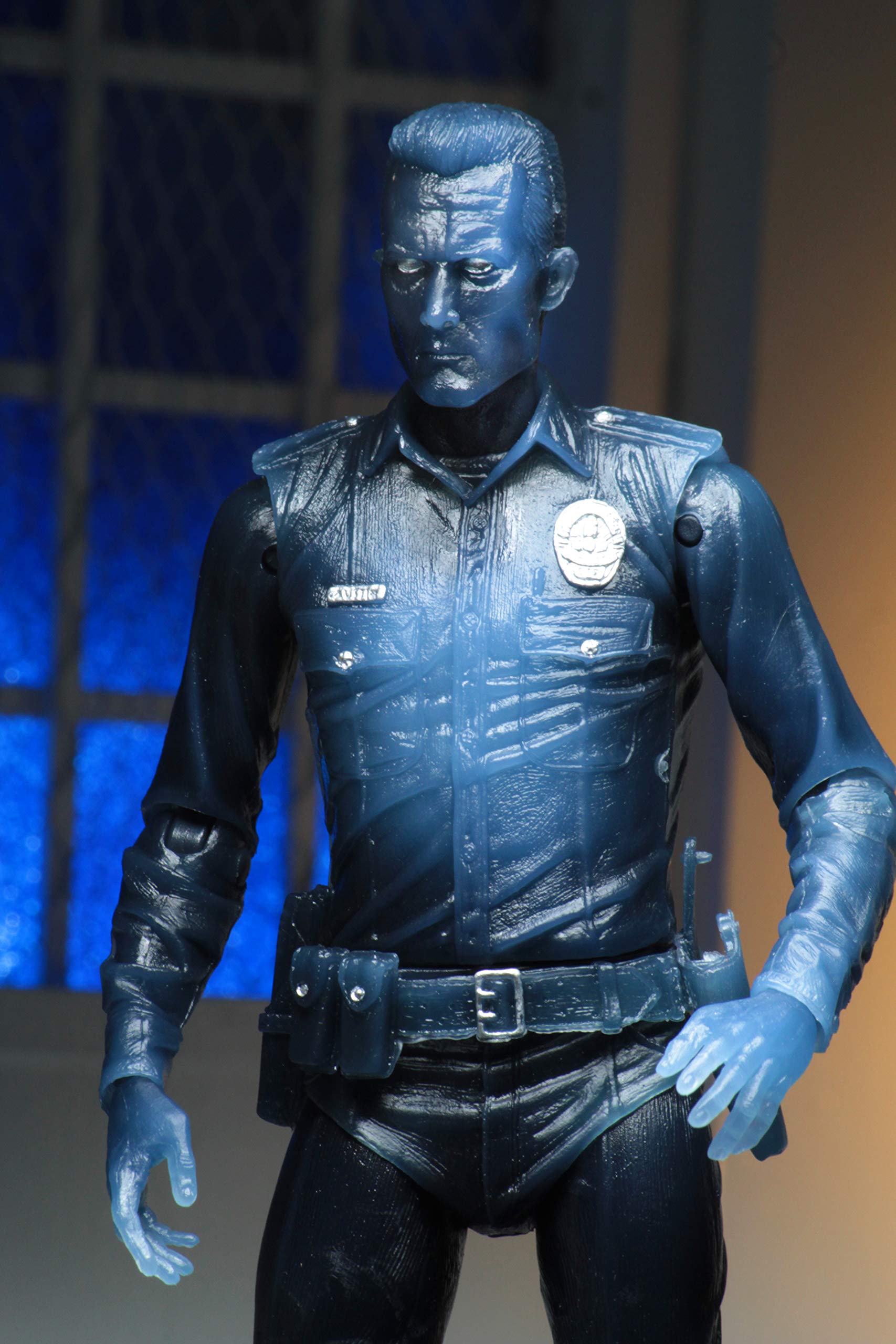 NECA - Terminator 2-7" Scale Action Figure - Kenner Tribute - White Hot T-1000