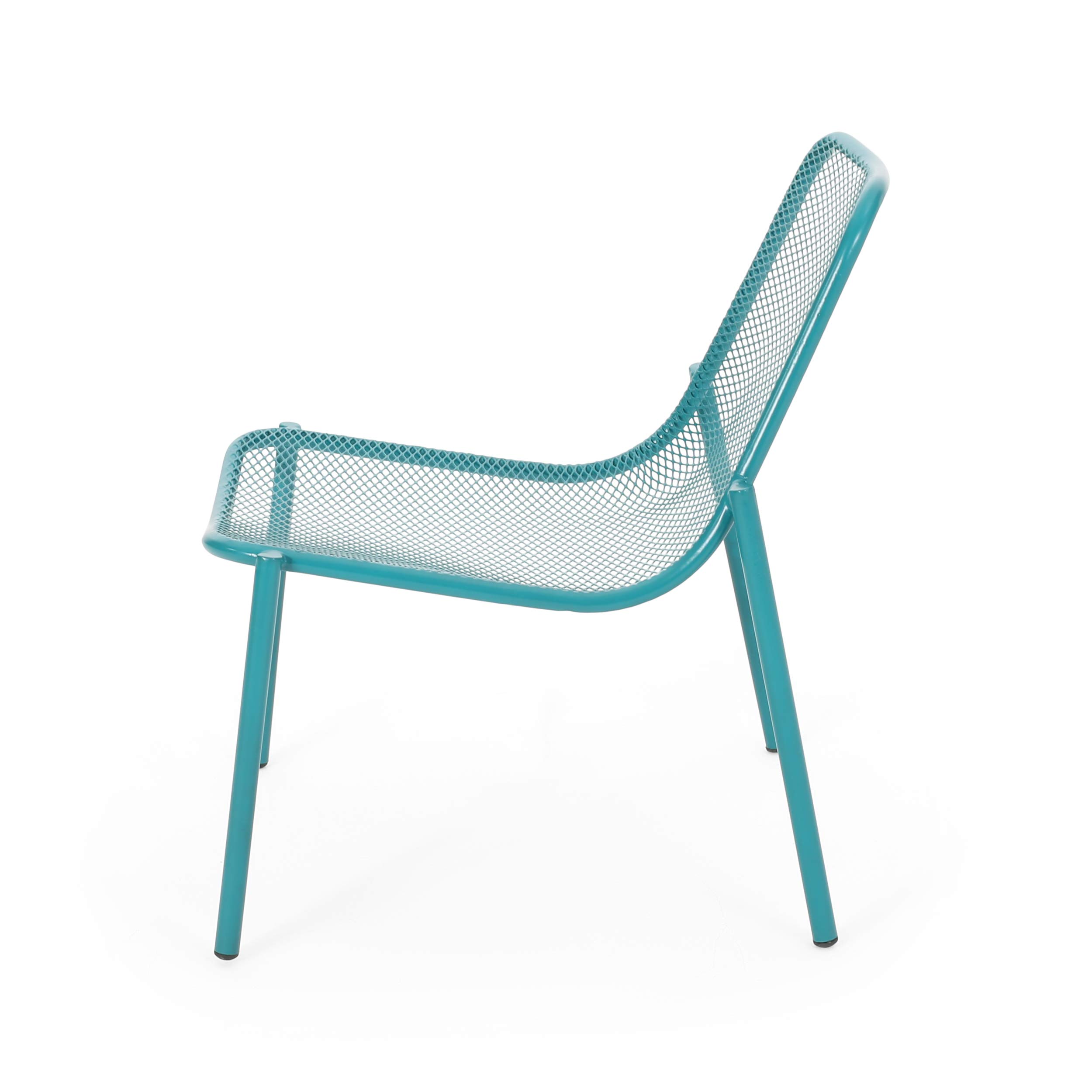 Christopher Knight Home Bucknell Outdoor Modern Dining Chair (Set of 2), Matte White
