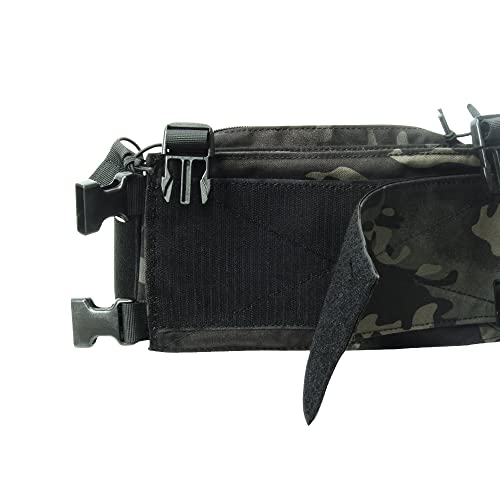 Roseboon Tactical Vest Outdoor Chest Rig Ultra-Light Breathable Combat Training Vest Adjustable for Adult Modular Chest Rig