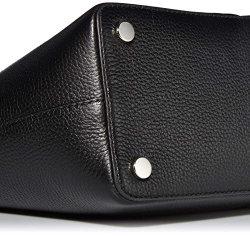 Michael Michael Kors Bedford Medium Top Zip Pocket Tote Black/Black One Size