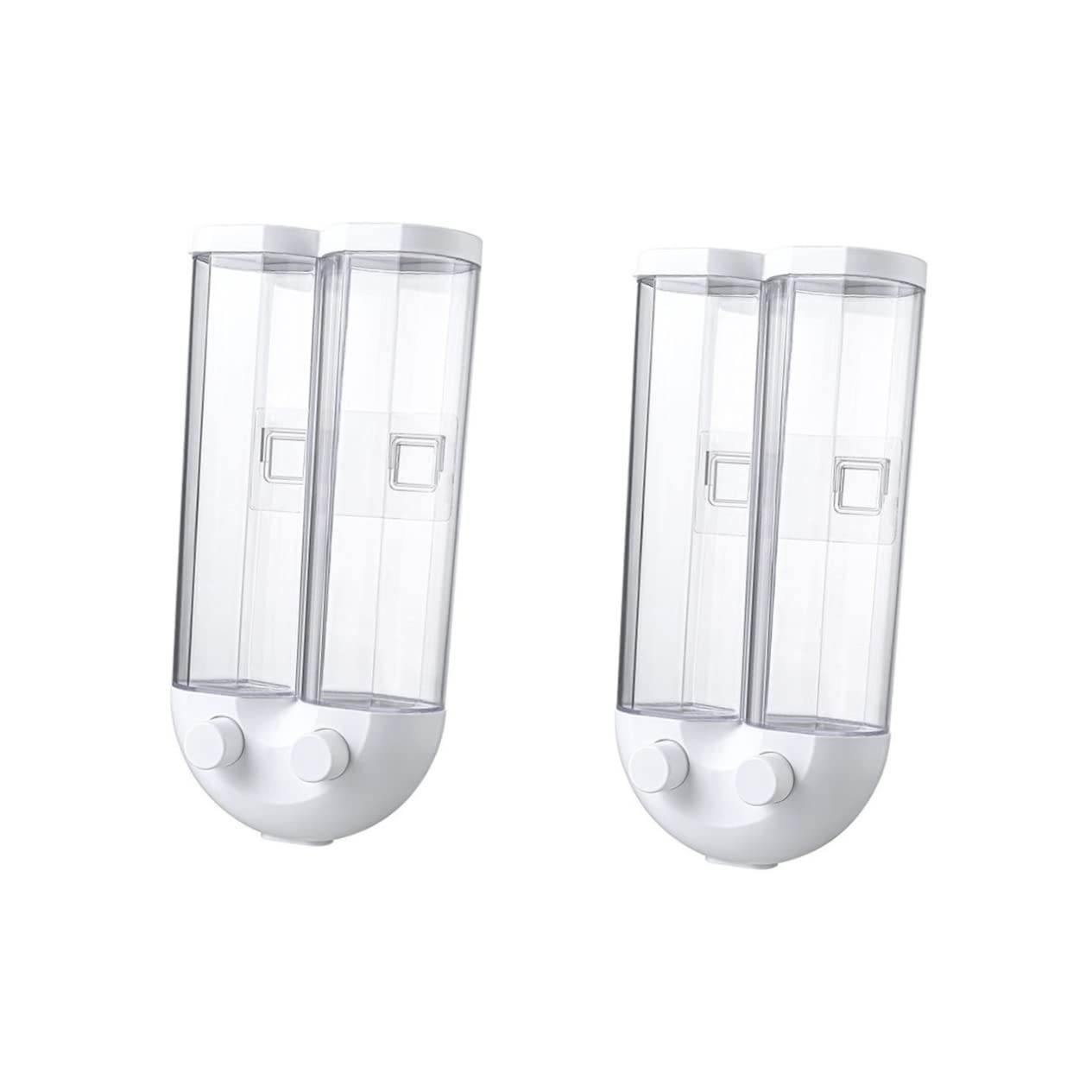 CIYODO 2 pcs Wall-mounted Wall- for Organizer Bucket Household Flour Baking Dry Large Rice Grain Restaurant Tea Storage Seasoning Canister Kitchen Food Container Grains Containers
