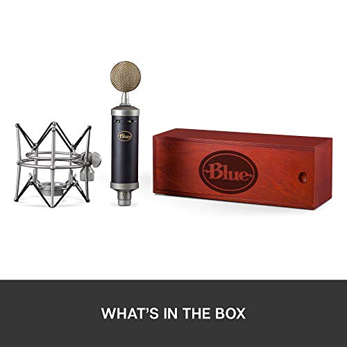 Blue Microphone Baby Bottle XLRCardioid Condenser Microphone for Recording, Streaming, Podcasting, Gaming, Mic with Large Diaphragm Cardioid Capsule, Shockmount & Protective Case