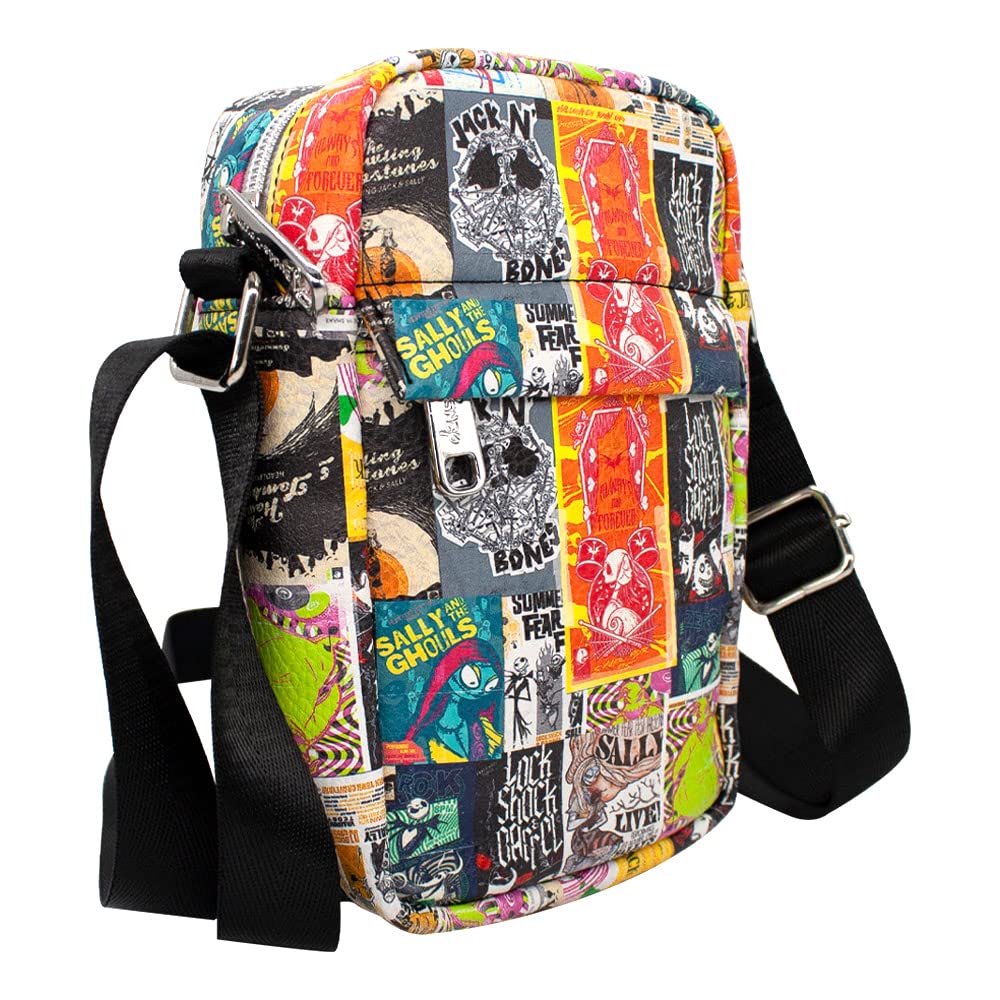 Buckle Down Crossbody Bag, Nightmare Before Christmas