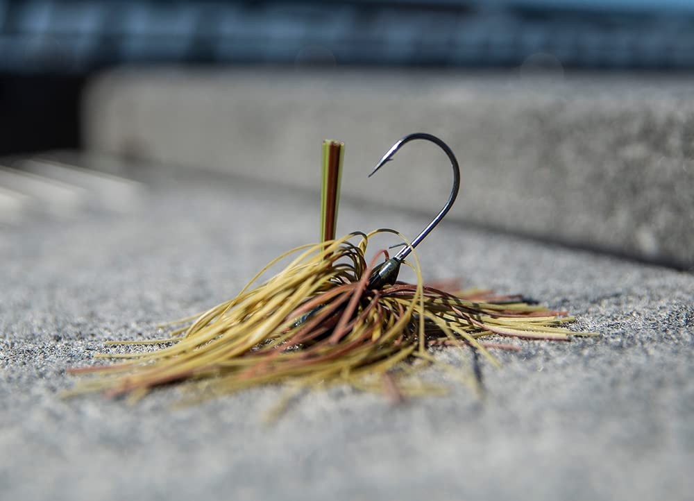 Catch Co. Googan Squad Grass Hero Jig Chartreuse White | 3/8 | Swim Jig | Bass Fishing Jig |