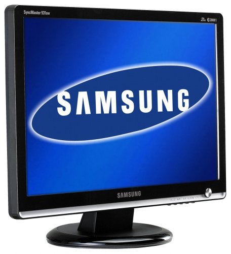 Samsung Syncmaster 931BW 19in display - VGA & DVI, Black, including stand