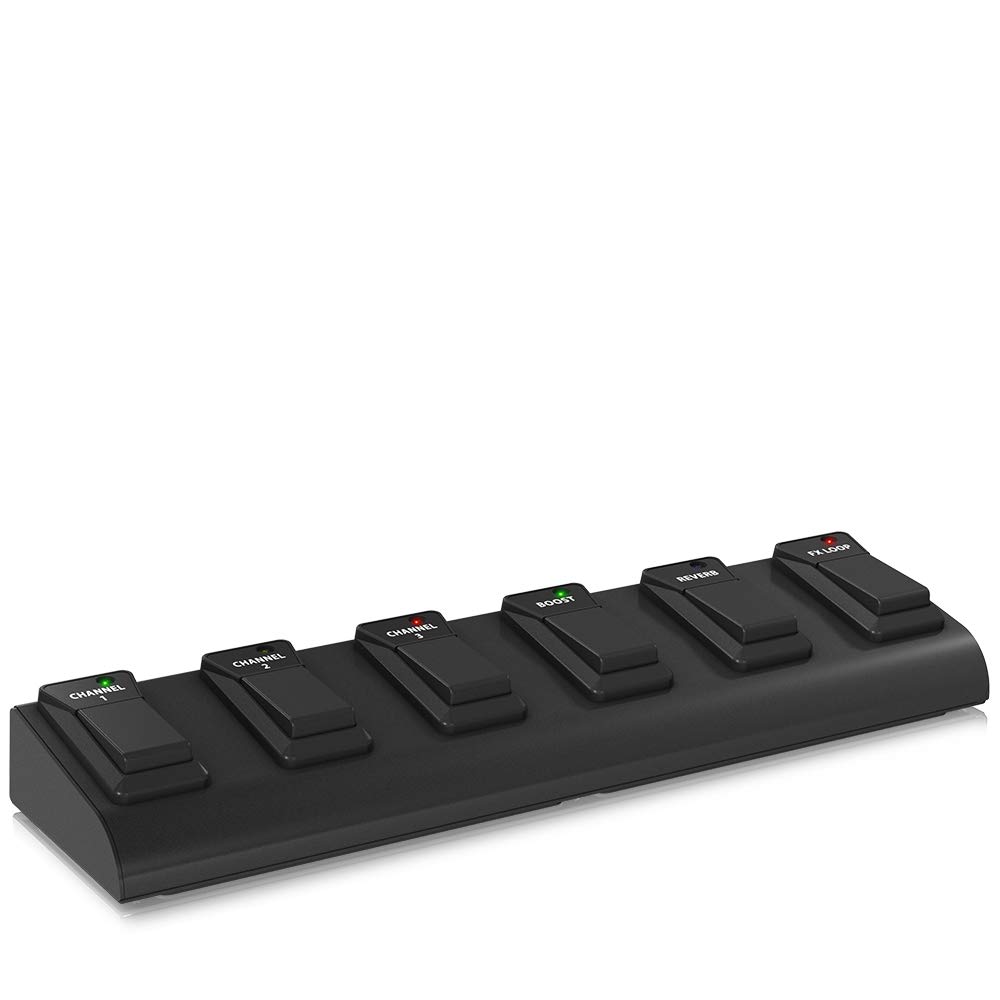Bugera FSB106A Heavy-Duty 6-Button Footswitch with Metal Case and Control LED