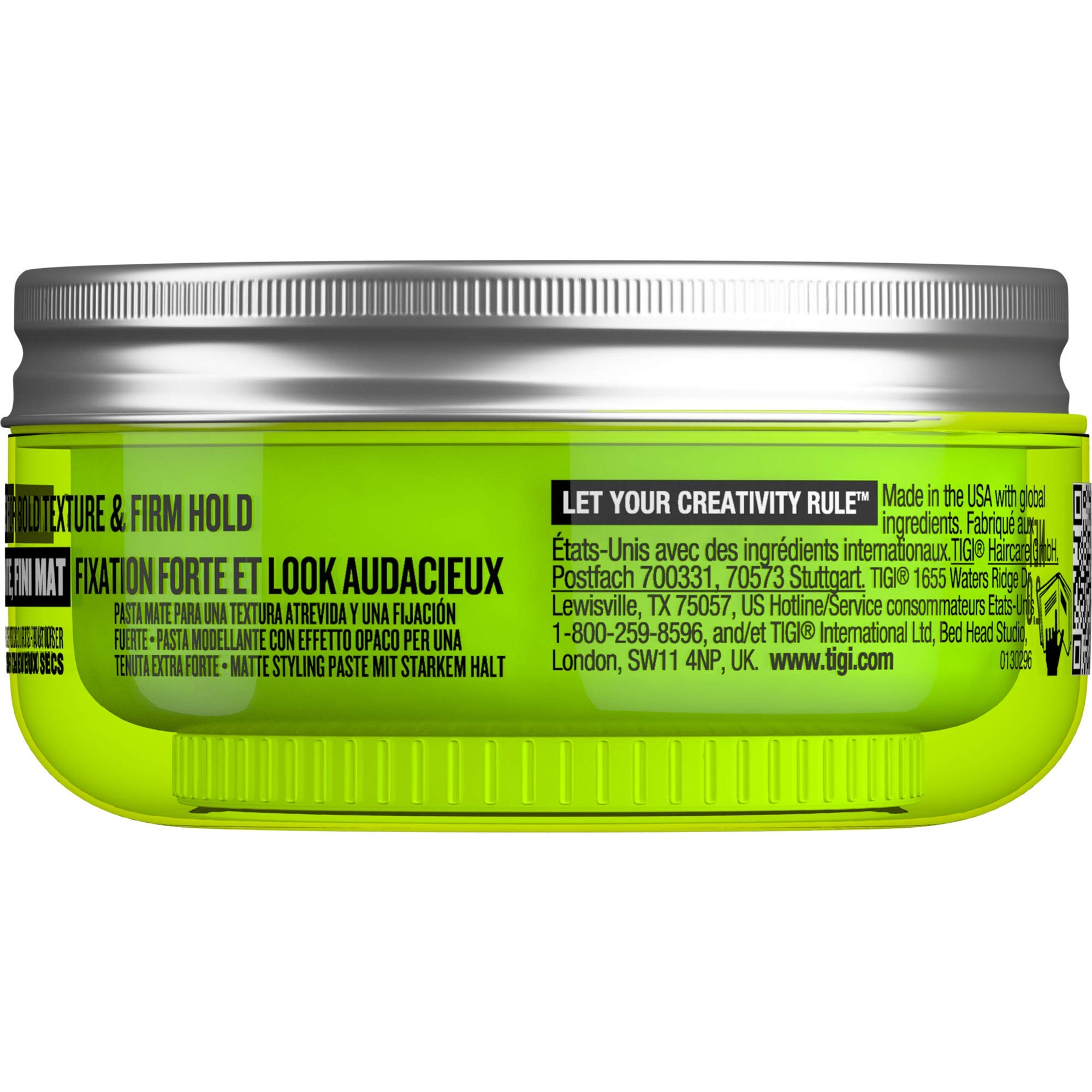 Bed Head by TIGI Manipulator MatteTM Hair Wax Paste with Strong Hold 2 oz (Pack of 4)