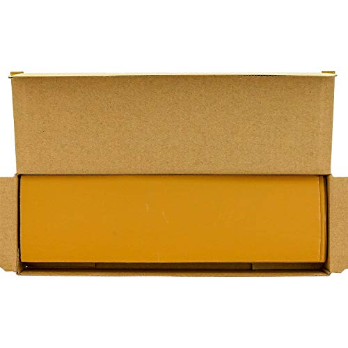 Dura-Gold Premium 320, 400, 600, 800, 1000 Grit 2-2/3" x 9" Sheet Size Gold Sandpaper with Hook & Loop Backing, 5 Each, 25 Total - Sanding Wood Woodworking, Automotive, Finishing Sander, Hand Blocks