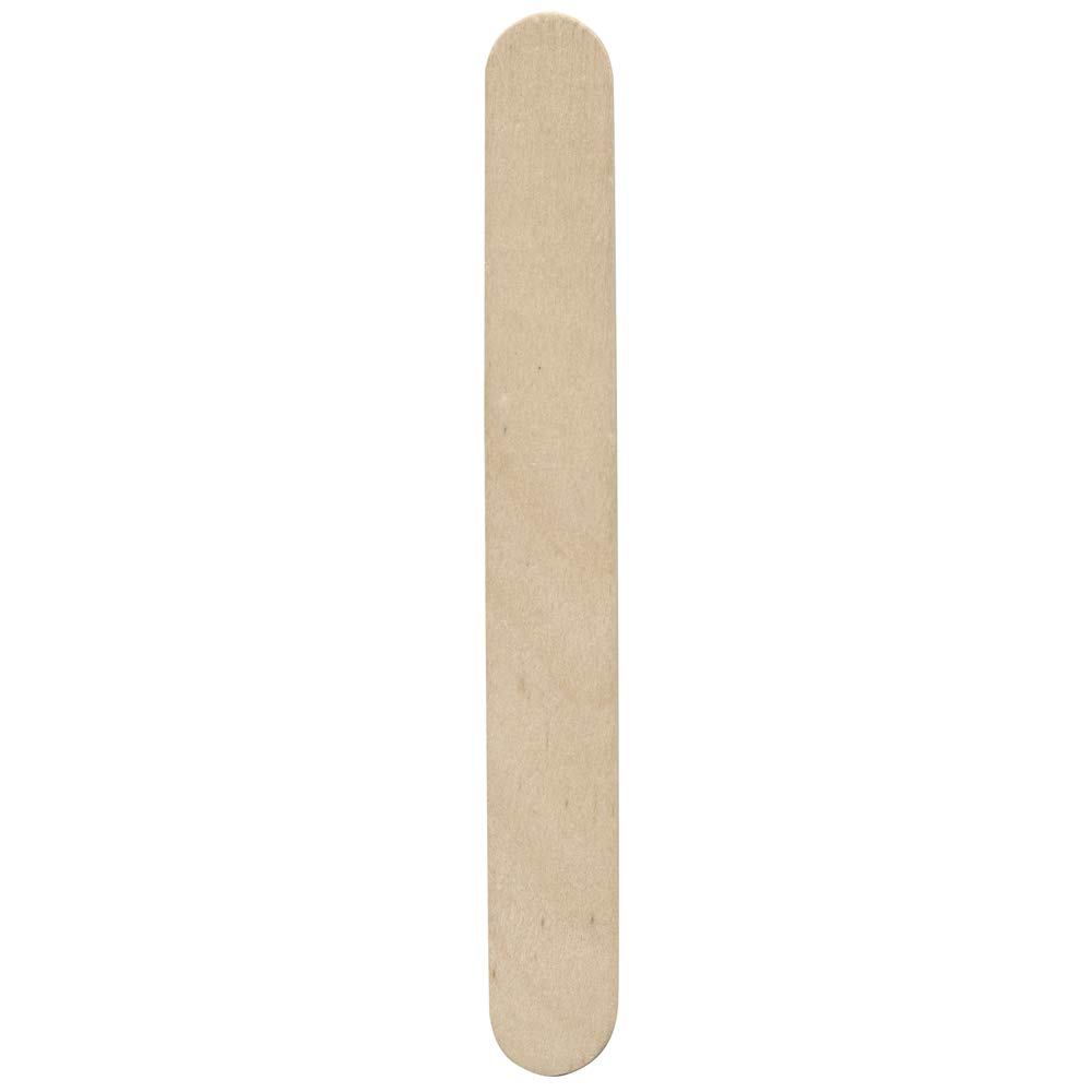 ForPro Professional Collection Senior Tongue Depressors, Large Wax Applicators, Wood Craft Sticks, 6" Senior Sized, Non-Sterile, 500-Count