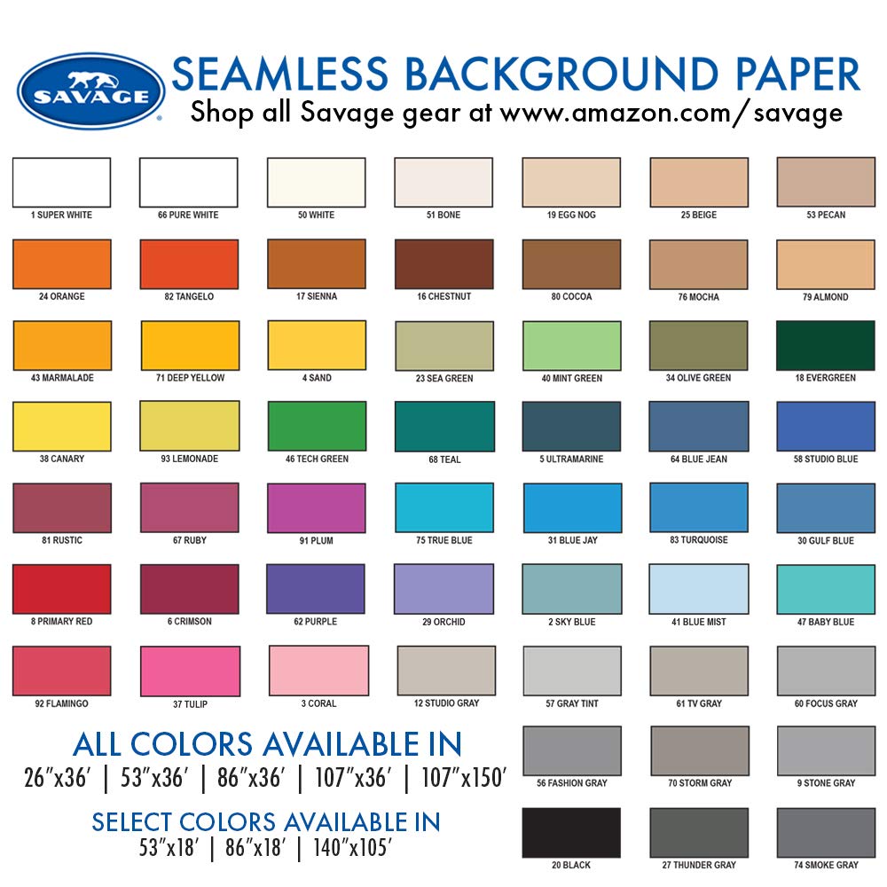 Savage Seamless Background Paper - #51 Bone (53 in x 36 ft)
