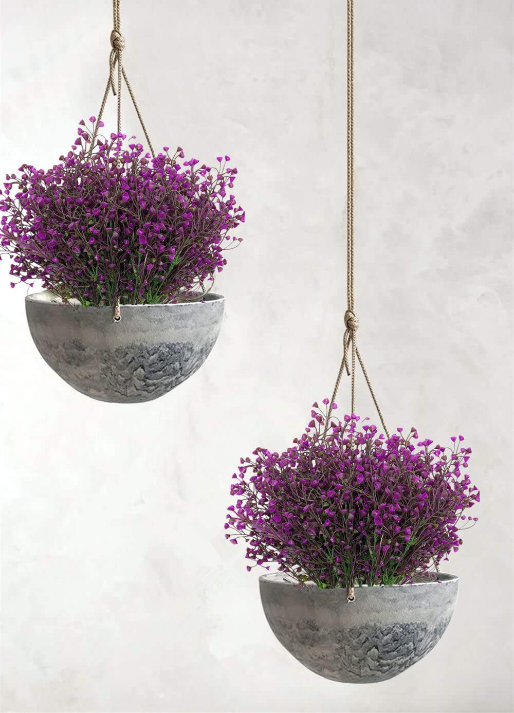 LOVENIMEN Artificial Chrysanthemum Flowers, Real Touch Silk Daisy Plastic Plants Home Decorations for Bridal Wedding Bouquet Bunches Hotel Party Garden Floral Décor Purple 4pack
