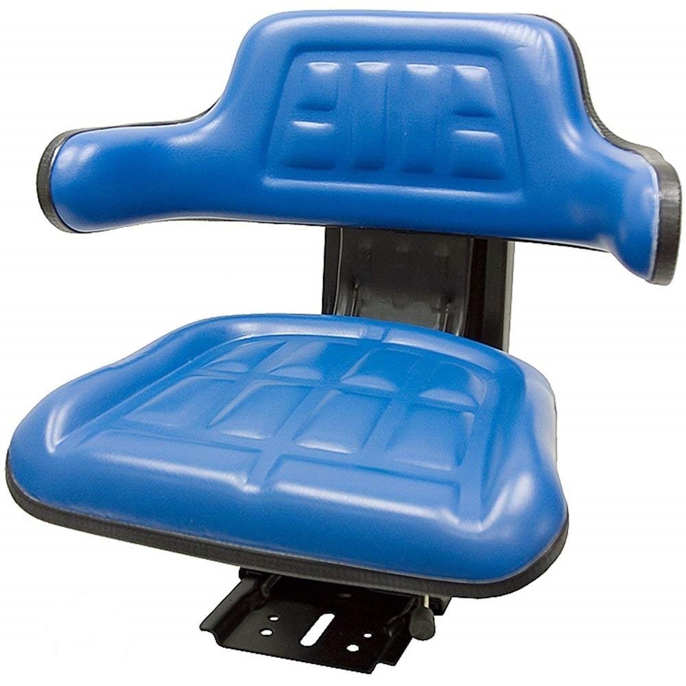 BLUE TRAC SEATS BRAND WAFFLE STYLE UNIVERSAL TRACTOR SUSPENSION SEAT WITH TILT FITS FORD/NEW HOLLAND 3900 3930 3910 5000 5100 5600 5610 5900 5910 (SAME DAY SHIPPING - Delivers in 1-4 Business days