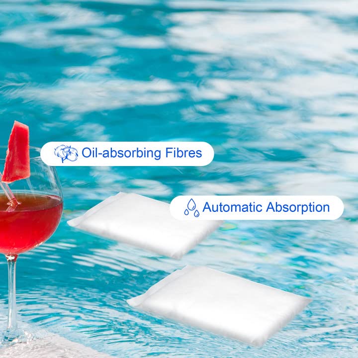 DEEPLITE Hot Tub Scum Absorber, SPA Oil Absorbing Accessories Scum Sponge for Hot Tubs, Swimming Pools (2-Pack)