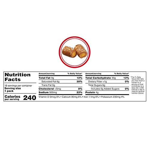 COMBOS Cheddar Cheese Pretzel Baked Snacks 1.8 Ounce (Pack of 18)