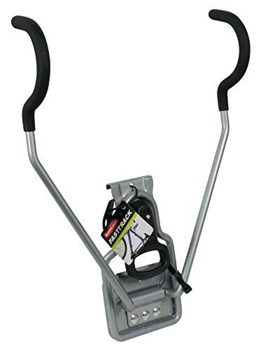 Rubbermaid FastTrack Horizontal Bike Rack, Garage Organization Wall Hanger, Bike Hanger, Wall Mount and Heavy Duty Bike Rack