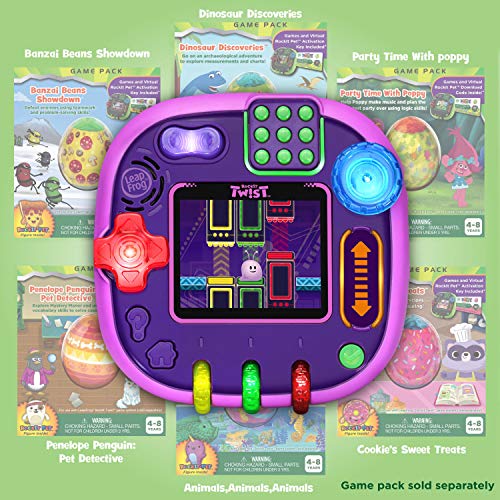 LeapFrog RockIt Twist Handheld Learning Game System, Purple