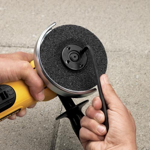 DEWALT Angle Grinder Tool, 4-1/2-Inch, Paddle Switch (DWE4120), Yellow, Small