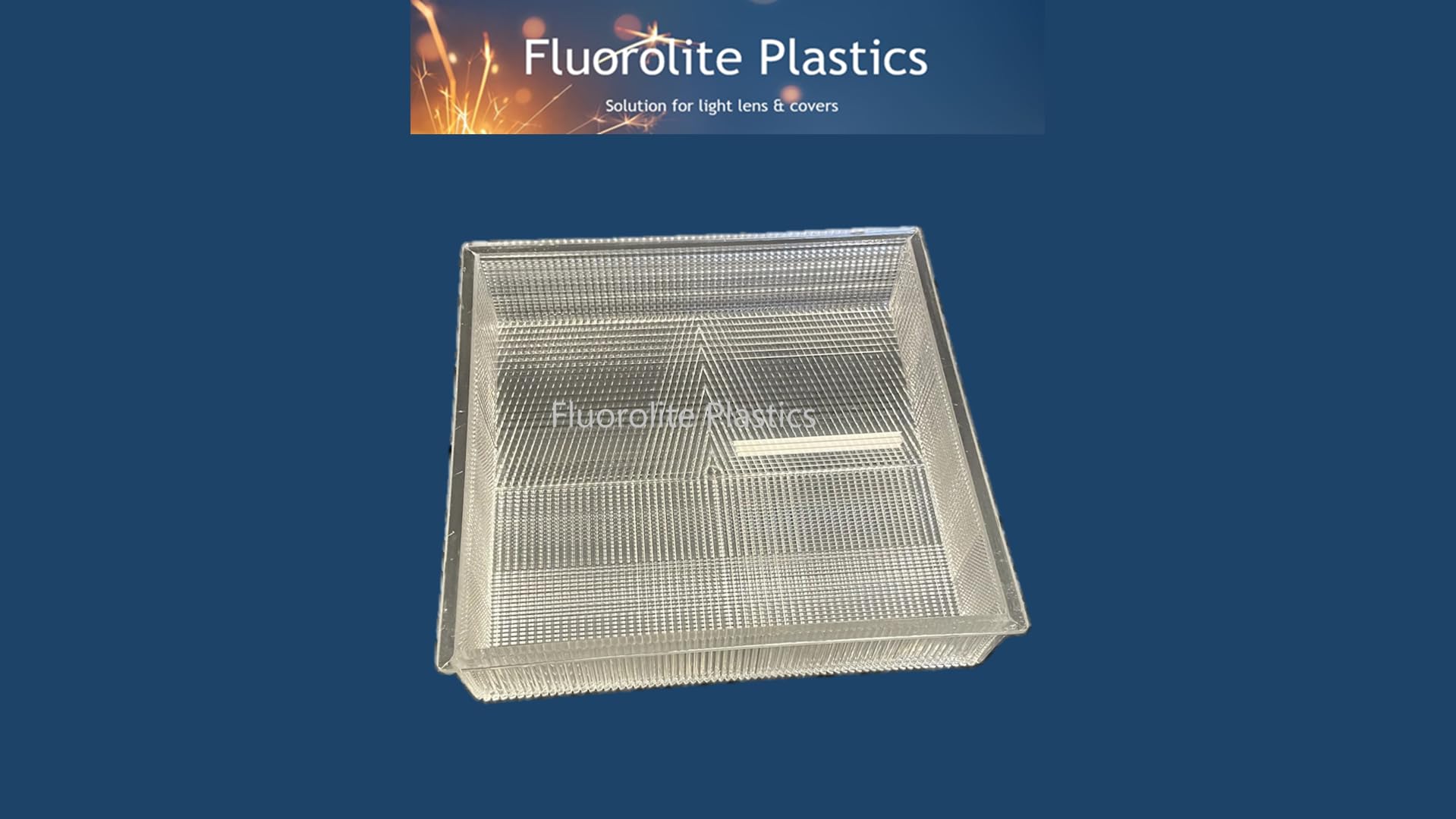 FP FLUOROLITEPLASTICS WE'VE GOT YOU COVERED LexaLite Outdoor Light Cover | Gas Station Light Lens | Drop Lens for Canopy | Vandal Resistant | 20" X 20" x 2.51" Deep | Acrylic | 3 Pack