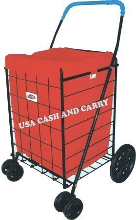 Red Water Resistant Shopping Cart Liner (Liner Only) - PrimeTrendz TM