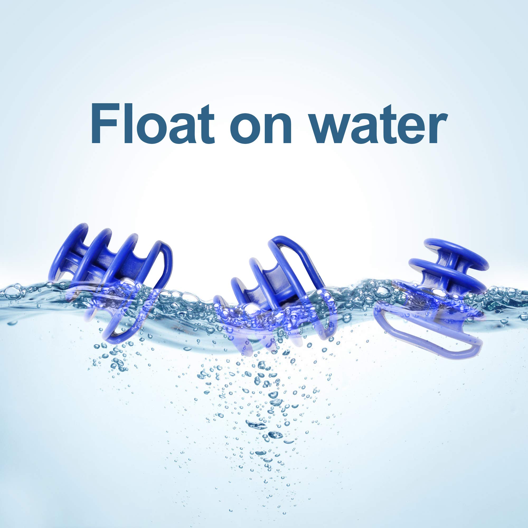 CANALHOUT 6 Pack Universal Kayak Scupper Plug,Environmentally Friendly TPR Material,Size from 1.25 Inches to 2 Inches,Float on The Water (Navy)