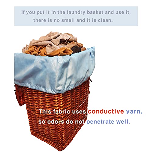 DT&G 2 Packs High Density-Conductive Large Laundry bags / Made of polyester, Drawstring closure, Anti-static / 28βx40β Size / Tear resistance and tight Stitching Dirty Clothes Storage Bags