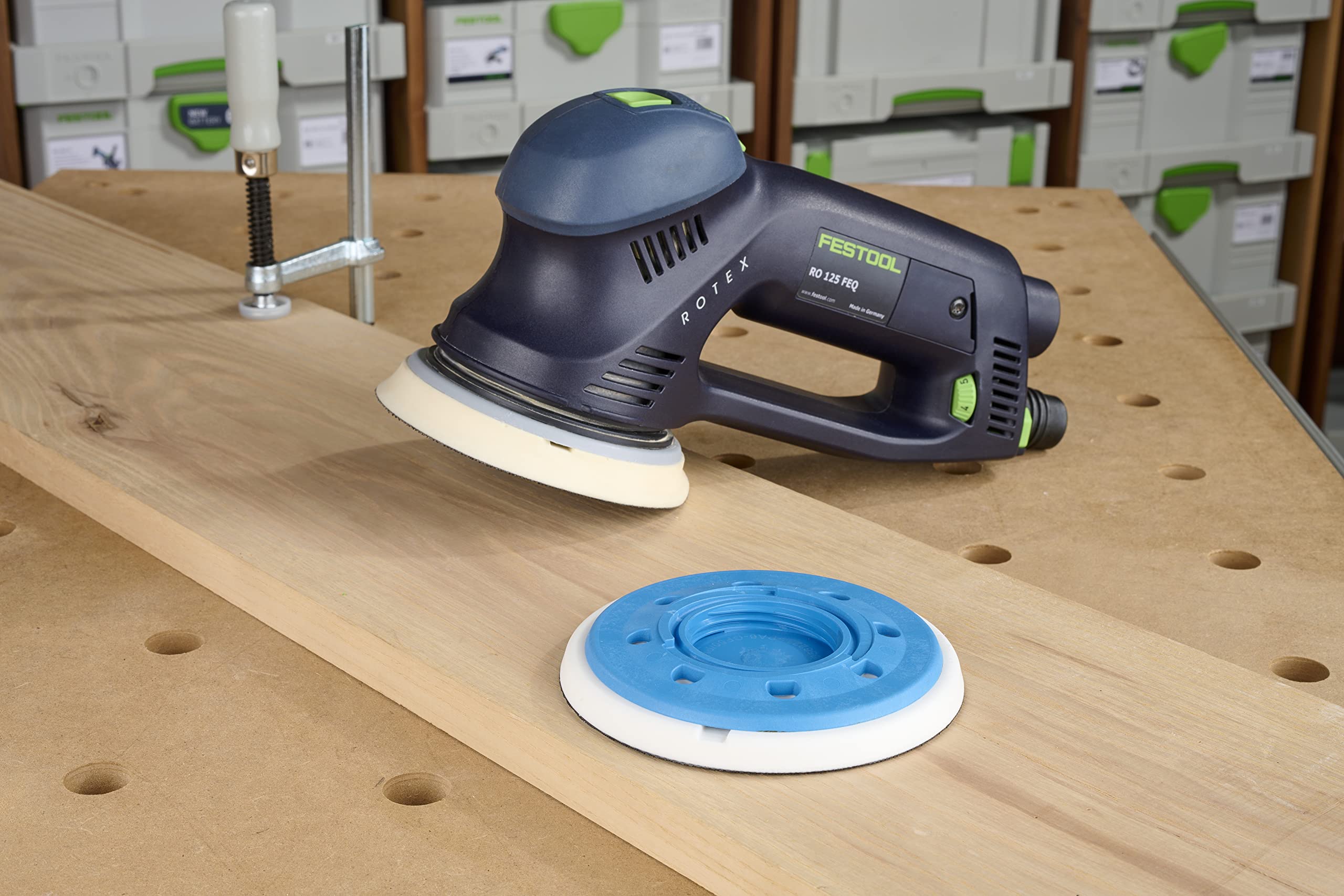 Festool 492127 RO125 FEQ StickFix Sanding Pad, Hard, 125mm (5 in)