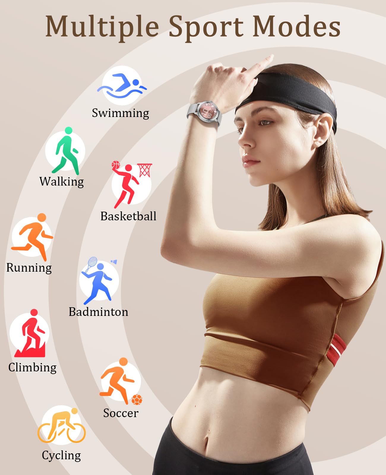 BOCLOUD Smart Watch for Men Women(Answer/Make Call), Bluetooth Smartwatches for iPhone Android iOS IP68 Waterproof Fitness Activity Tracker with Blood Pressure/Heart Rate/Sleep Monitor/Messages