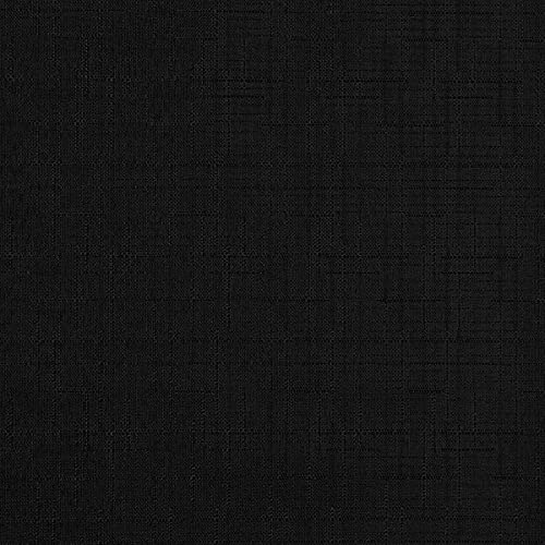 ECLIPSE Kendall Modern Blackout Thermal Rod Pocket Window Curtain for Bedroom or Living Room (1 Panel), 42 X 63, Black
