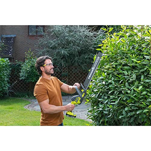 RYOBI 18V OnePlus Brushless Hedge Trimmer – Linea – 45 cm – 1 x 2.0 Ah Battery – 1 x Charger – RY18HT45A-120