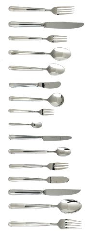 Fortessa Metropolitan 18/10 Stainless Steel Flatware Table Fork, Set of 12