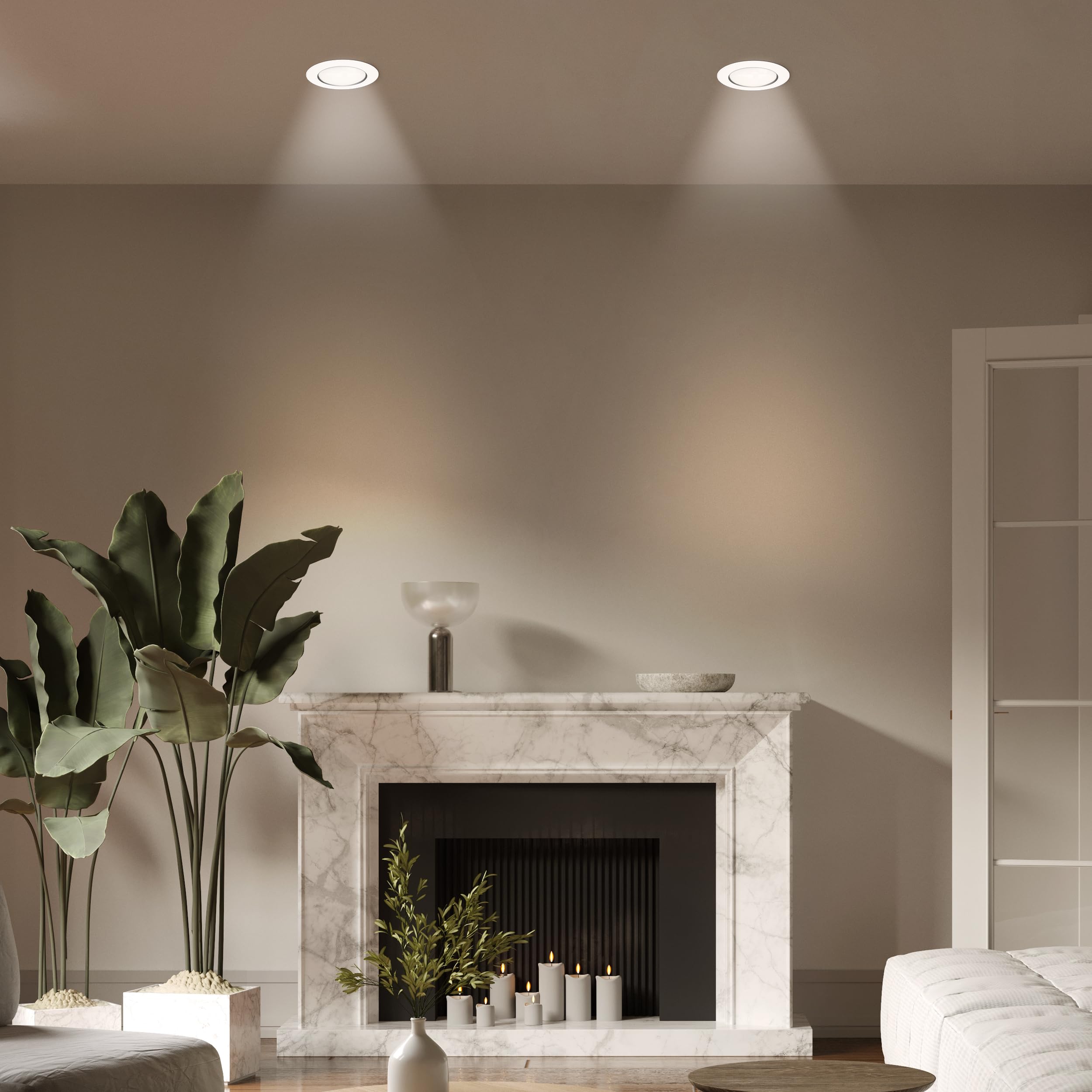 Feit Electric LED BR30 Bulbs, 65W Equivalent, 7.2W LED, 650 Lumens, Dimmable, 5000k Daylight, E26 Base, 22 Year Lifetime, Flood Light Bulbs, 1 Pack, BR30DM/950CA