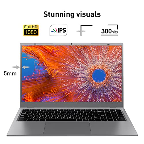 ECOHERO Laptop Computers, AMD Ryzen 7 3700U, 8GB DDR4/256GB NVMe SSD, 15.6" 1920x1080 FHD IPS Display, Windows 11 laptops Computers, Ethernet Port, Backlit Keyboard, Support Type-C PD 3.0 Charging